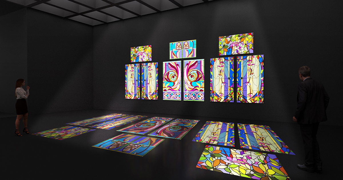 STAINED GLASS | IMMERSIVE | The Museum Experience | Projector ...