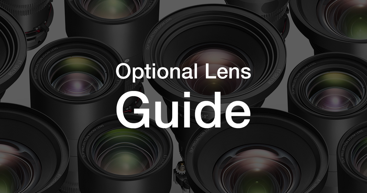 Optional Lens Guide | Projector | Panasonic Global