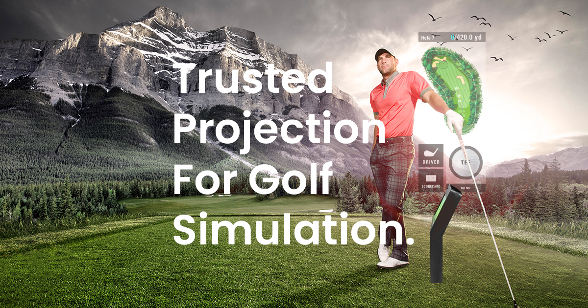 Trusted Projection for Golf Simulation | Projector | Panasonic Global